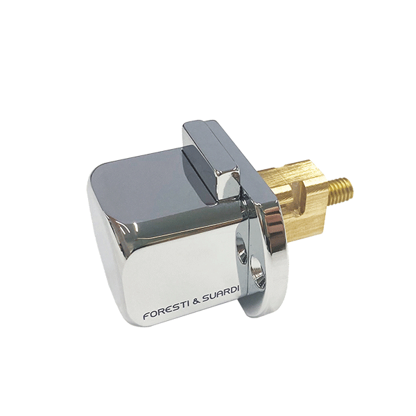 Premium Machined Brass Push Button Mechanism in Chrome Plated Finish